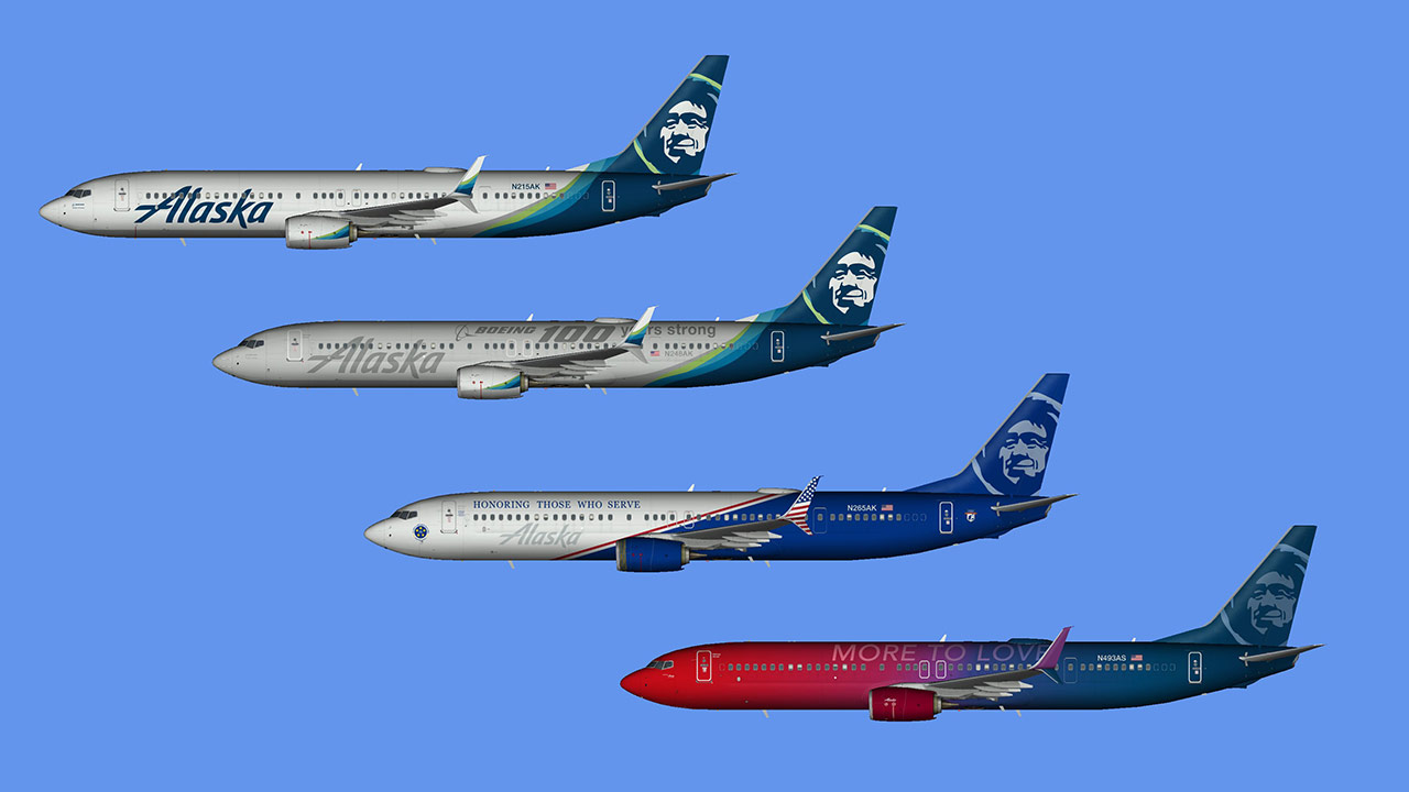 Alaska Airlines B737-900ER for FSPX B737NG – Japan FS AI